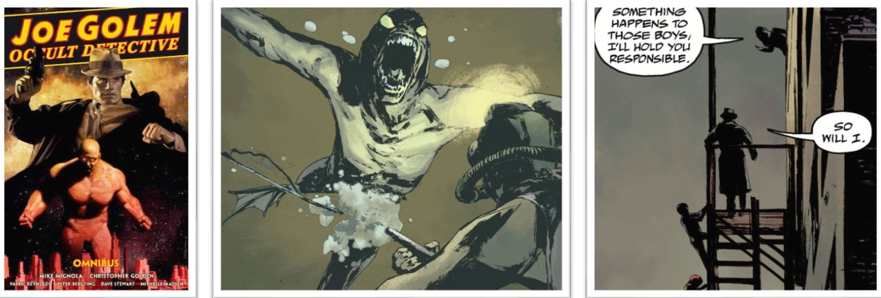 Reading comic book ‘Joe Golem: Occult Detective’ in one omnibus ...