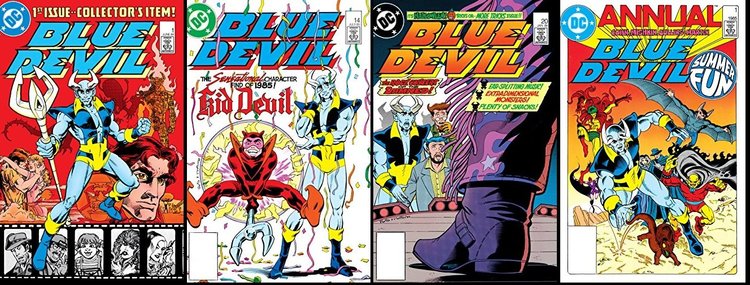 Blue Devil: Hilarious Horror Comedy Superhero Comic — Monster Complex