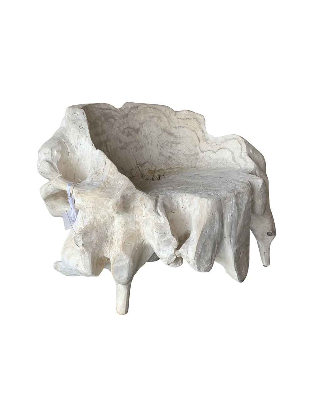 White Wooden Stool — Shabby Slips Austin Interiors