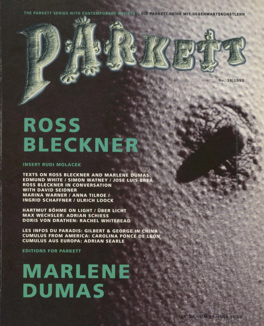 Ross Bleckner | Untitled, 1993 | (for Parkett 38) — PARKETT books and ...