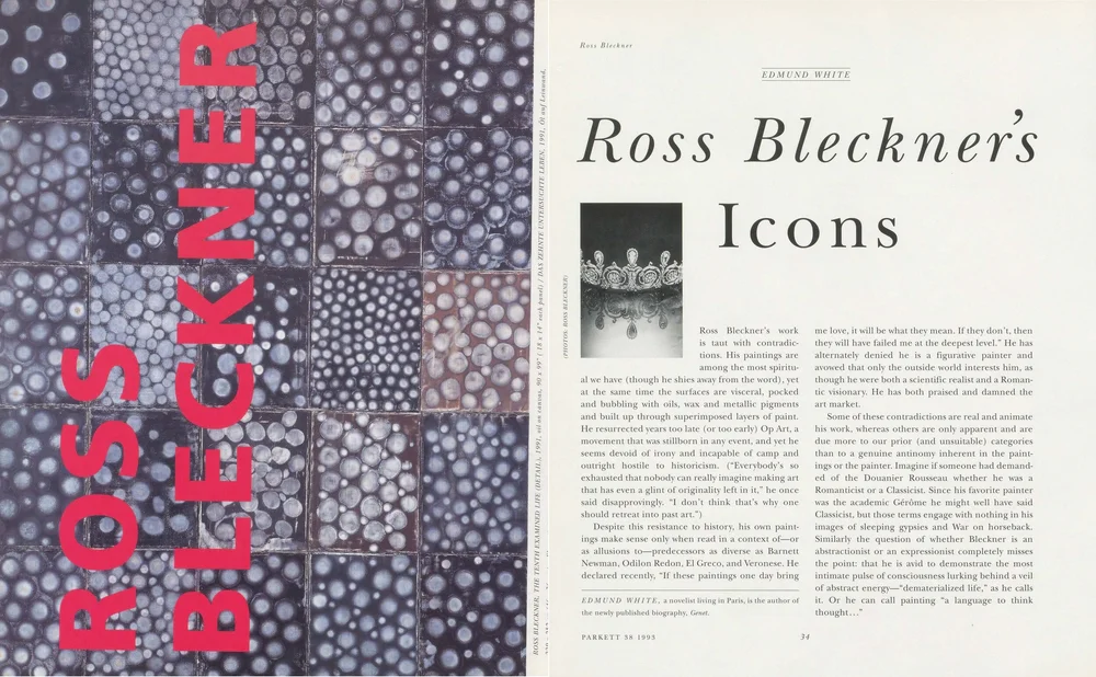 Ross Bleckner | Untitled, 1993 | (for Parkett 38) — PARKETT books and ...