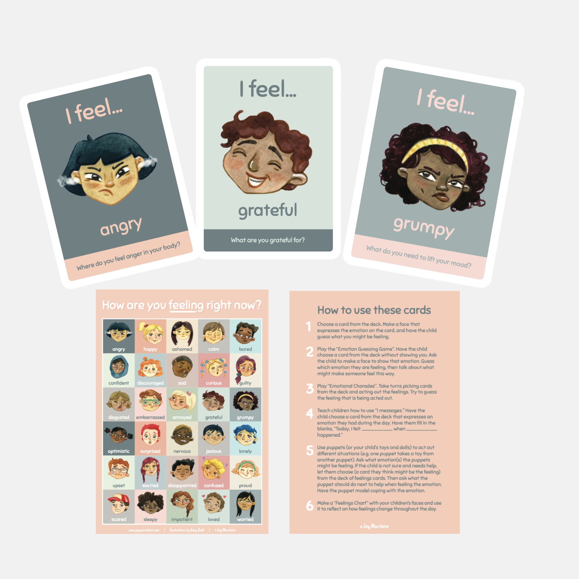Digital Feelings Card and poster bundle — Joy Marchese
