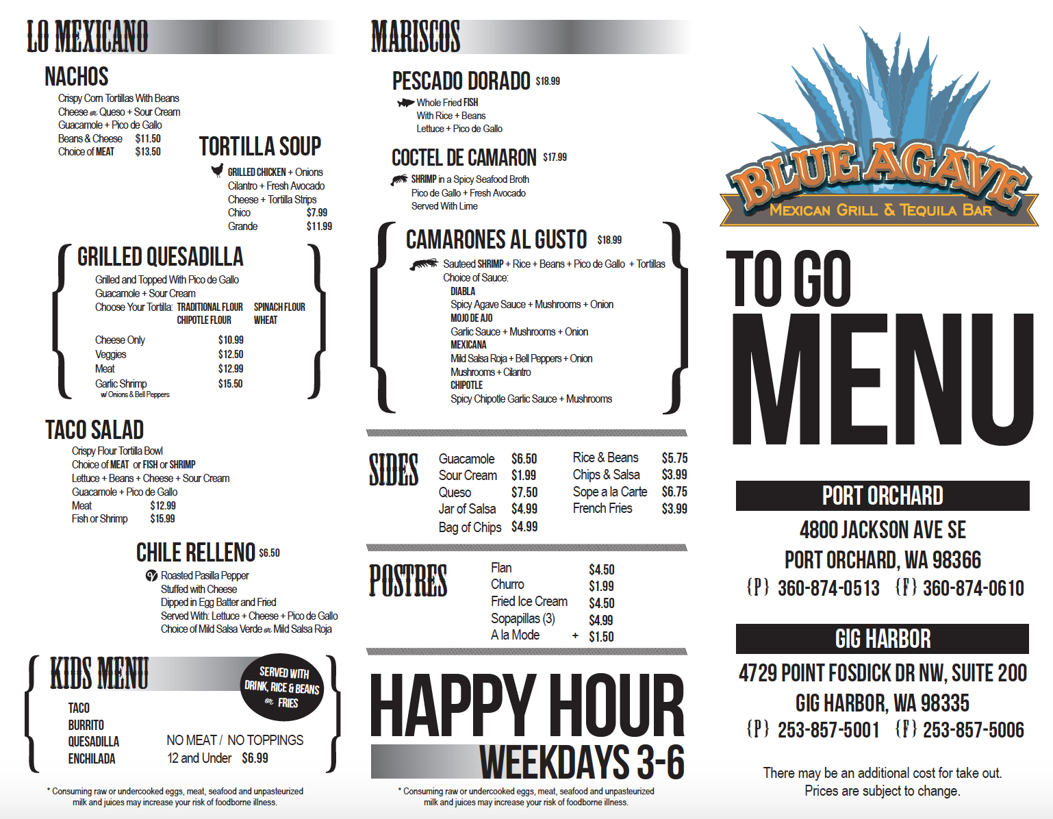 BLUE AGAVE MEXICAN GRILL & TEQUILA BAR