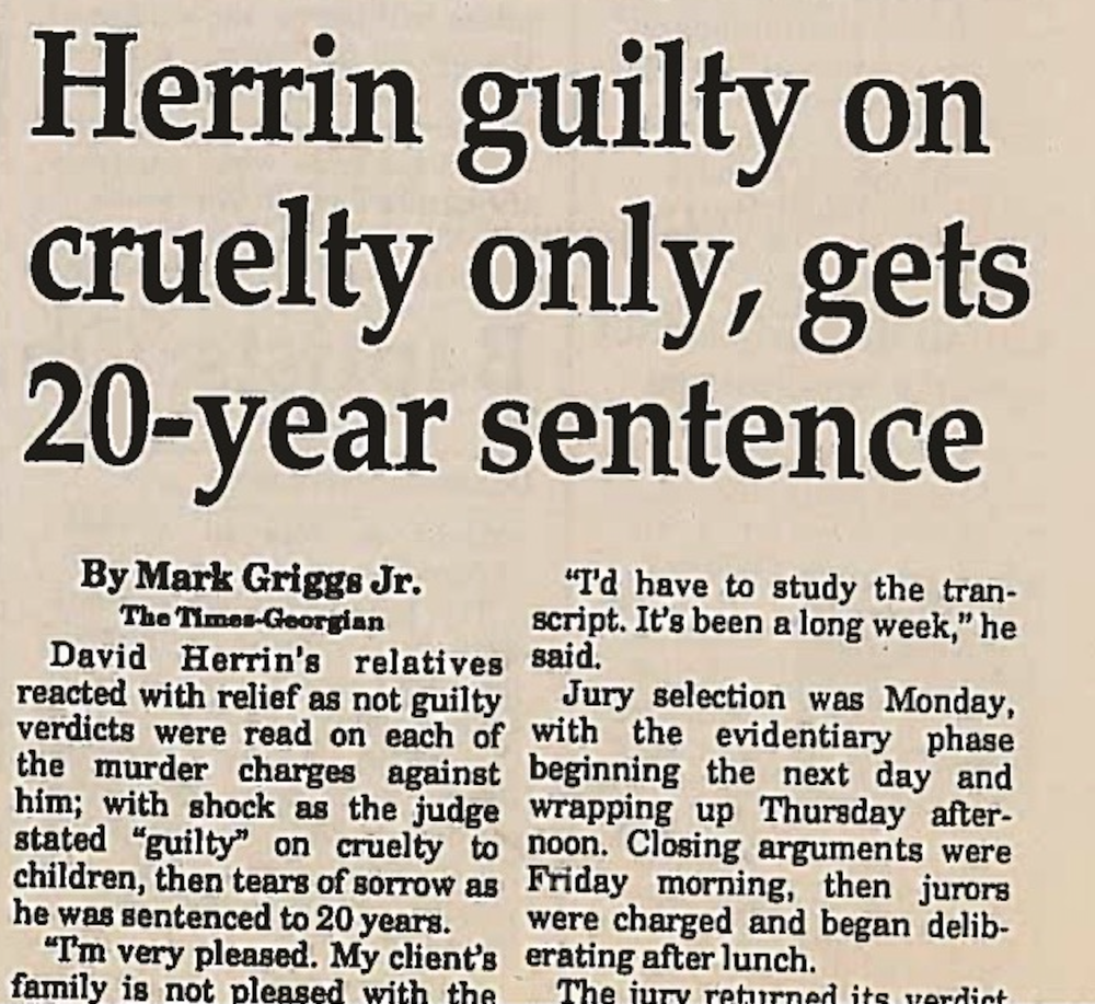 Court Cases: 1992-1995 — Christina Boyer