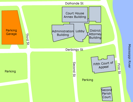 Courthouse Site Map Online Court — Online Court - 24th JDC Online Court