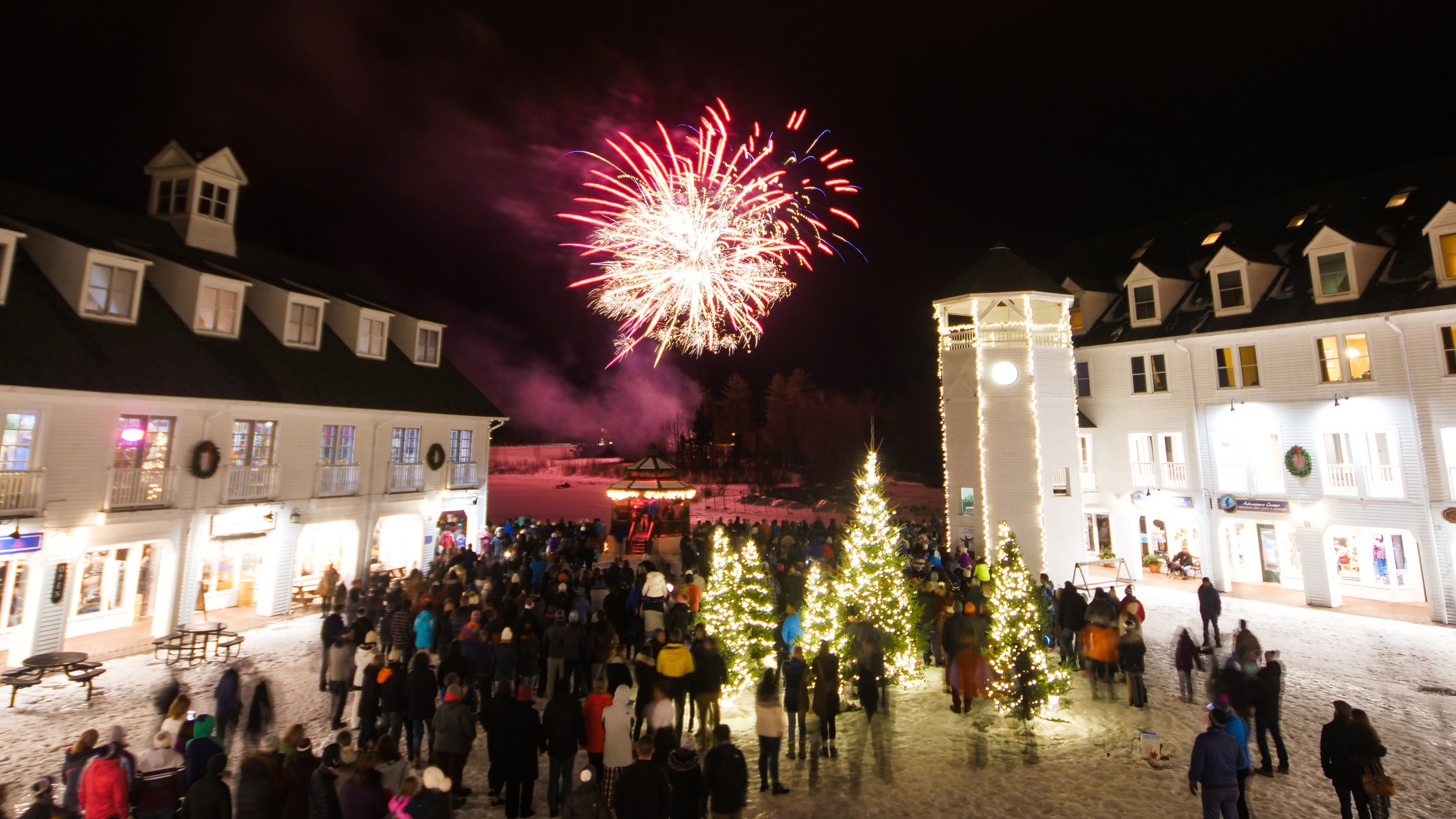 Fireworks in Town Square — Waterville Valley Resort Association