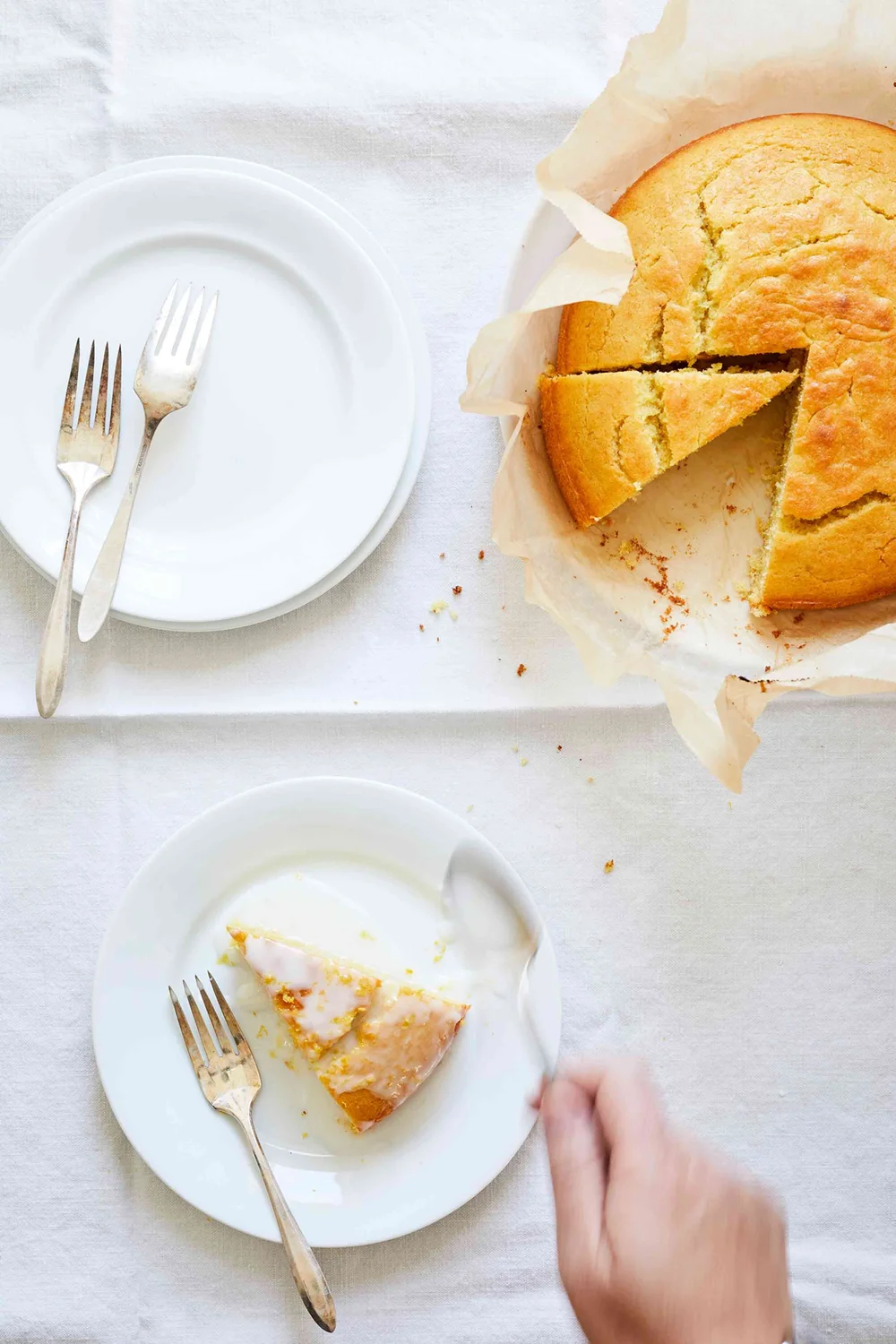 Lemon Labneh Cake with Lemon Elderflower Glaze — Peter Som