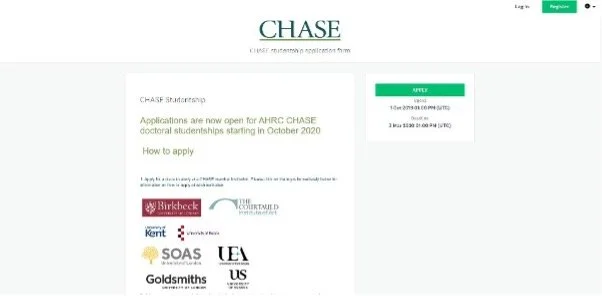 Guidance — CHASE Doctoral Training Partnership
