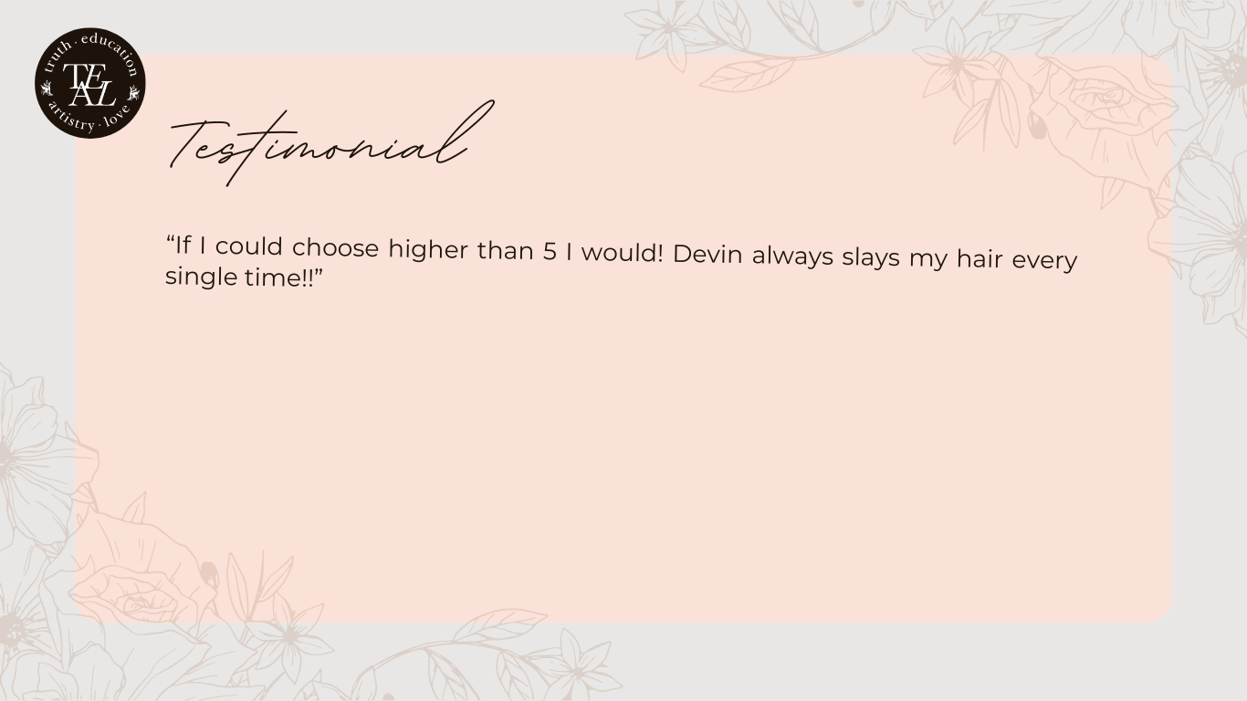 Teal Hair Makeup Studio Truth Education Artistry Love