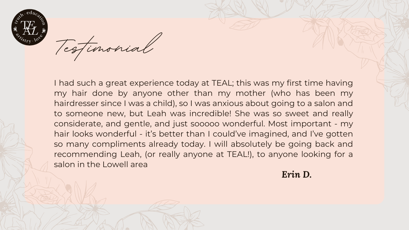 Teal Hair Makeup Studio Truth Education Artistry Love