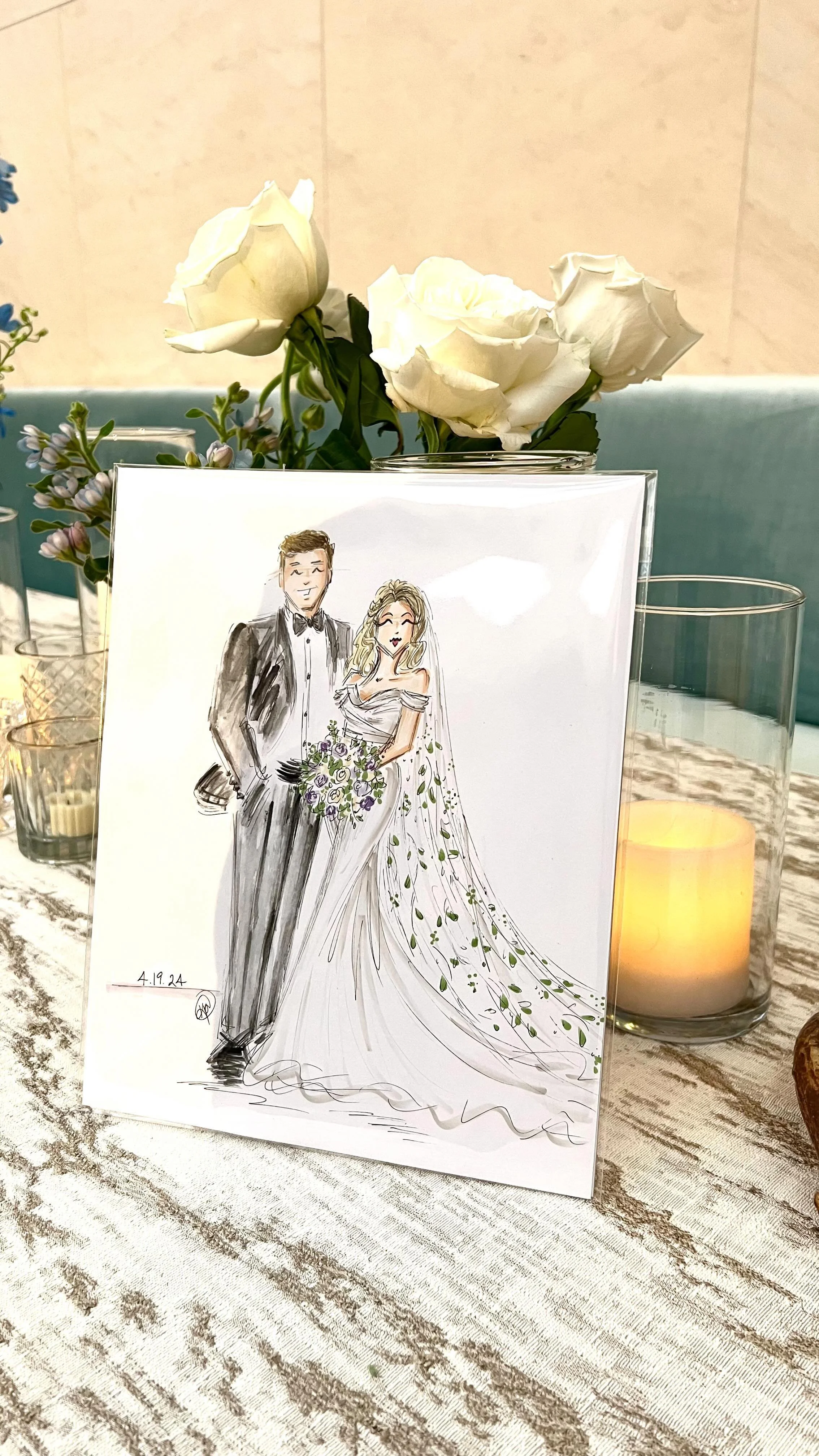 Live Sketch Artist & Event Planner in Dallas, Texas - ACA Designs