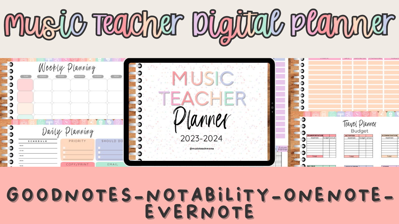 Music Teacher Digital Planner & How I Use It — musicteachmama