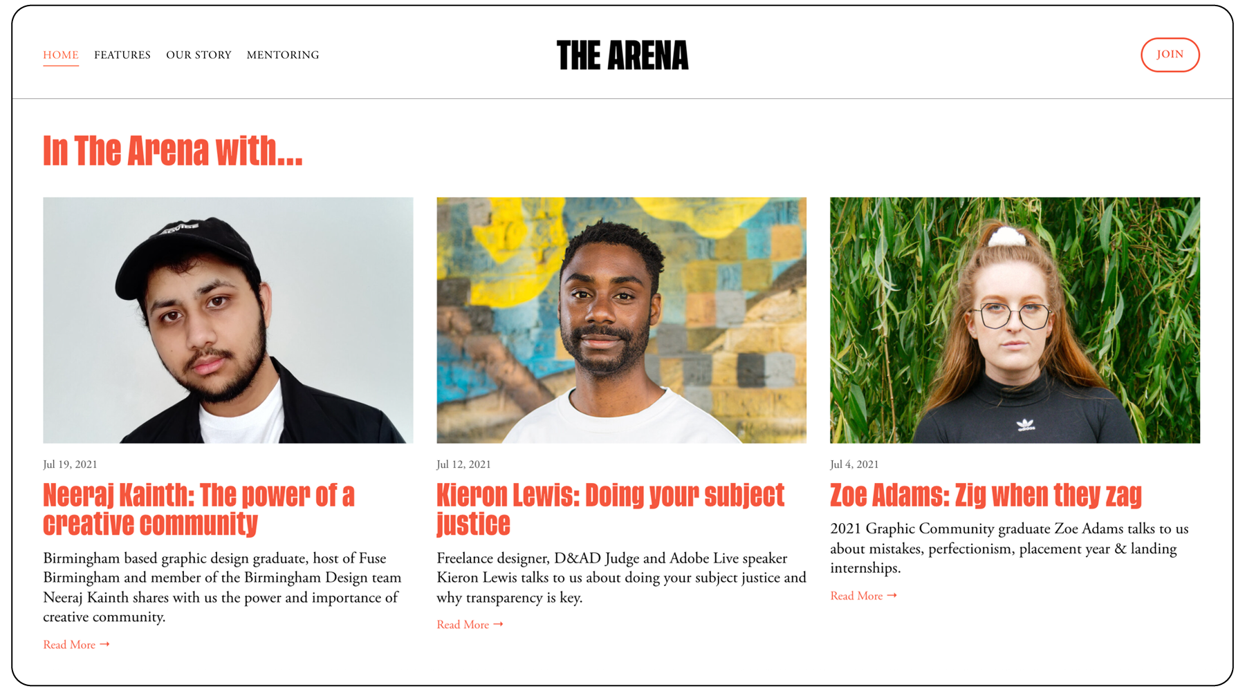 The Arena – Brand Identity by Dom Edwards Dom Edwards