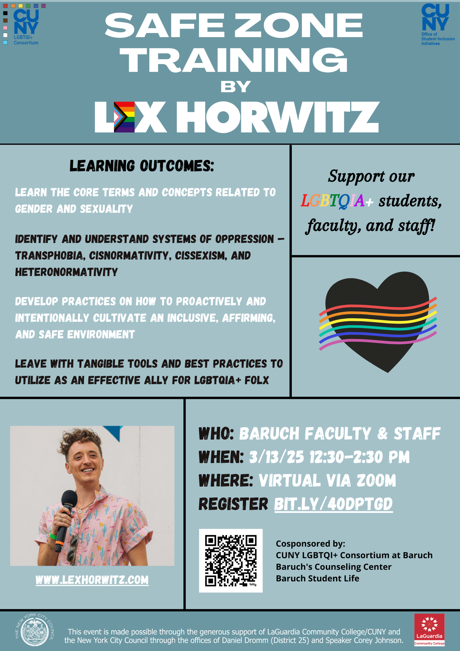 Safe Zone Training for Baruch College (CUNY) 2024-2025 (Presenter ...