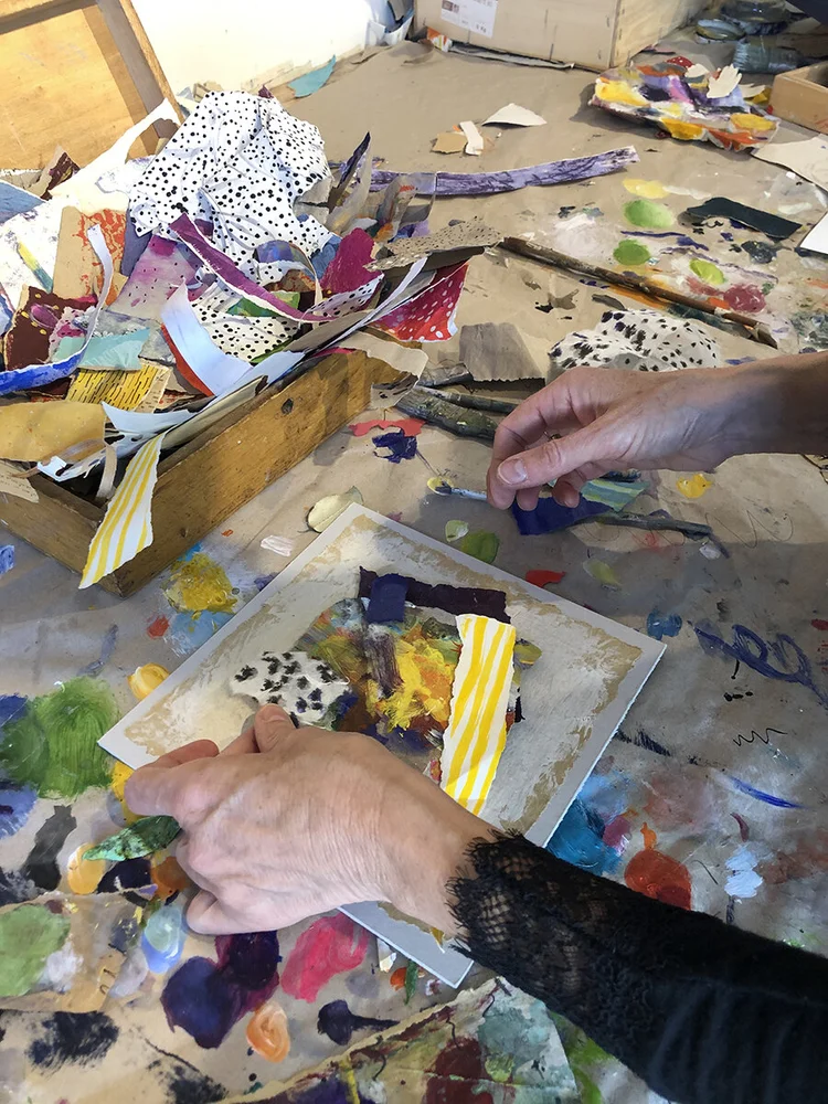 L'atelier — Anne Virlange, artiste