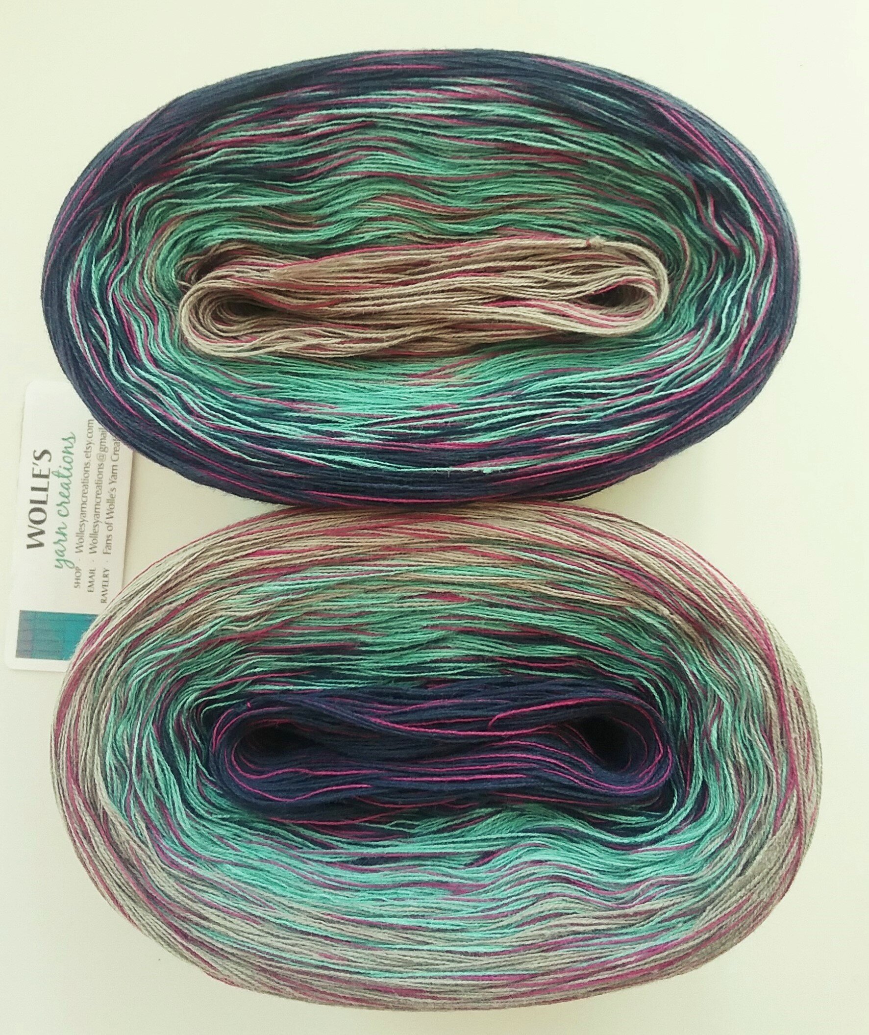 DAISY STRIPES | Color Changing Cotton yarn | 480 yards/100 gr ...