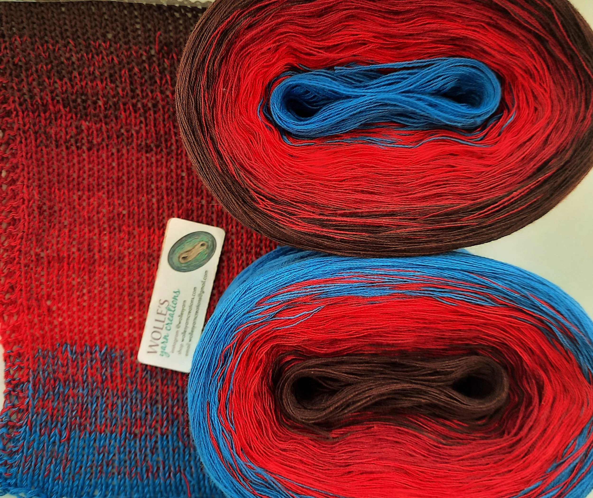 PUERTO | 150 gr/720 yards | Color Changing Cotton yarn | Fingering ...