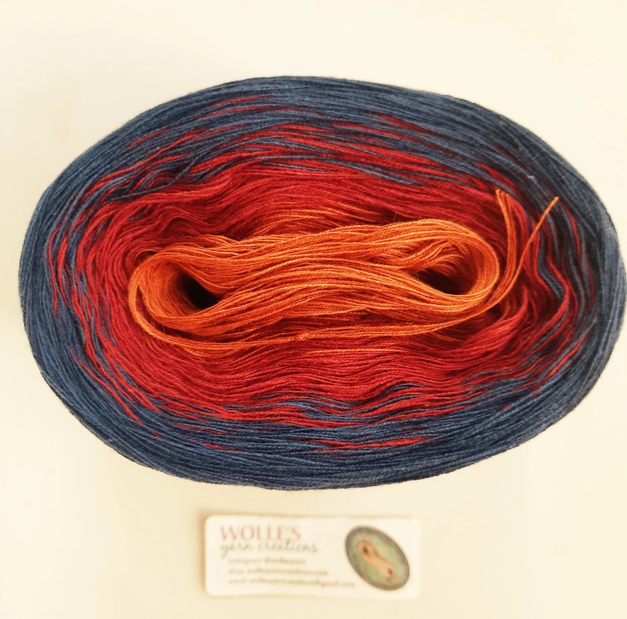 PAULINE | Color Changing Cotton yarn | 480 yards/100 gr | Fingering ...