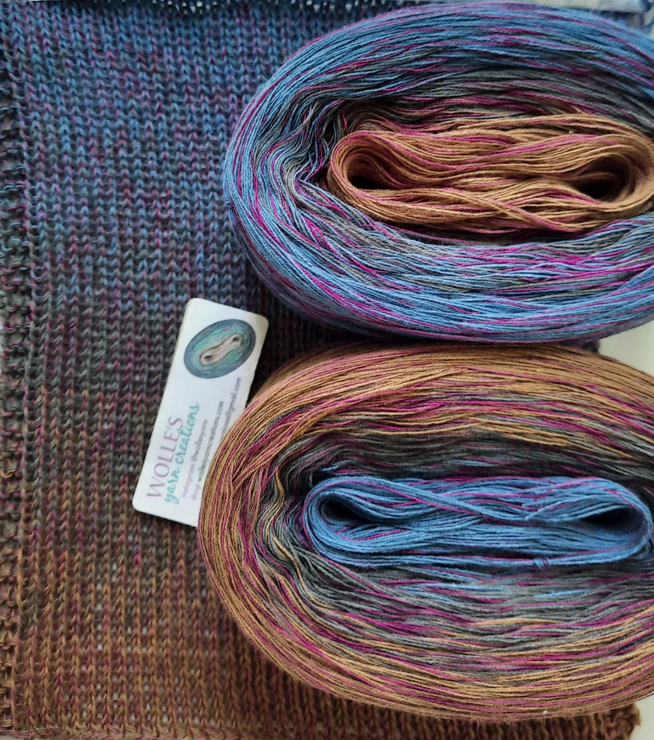 PAULINE | Color Changing Cotton yarn | 480 yards/100 gr | Fingering ...