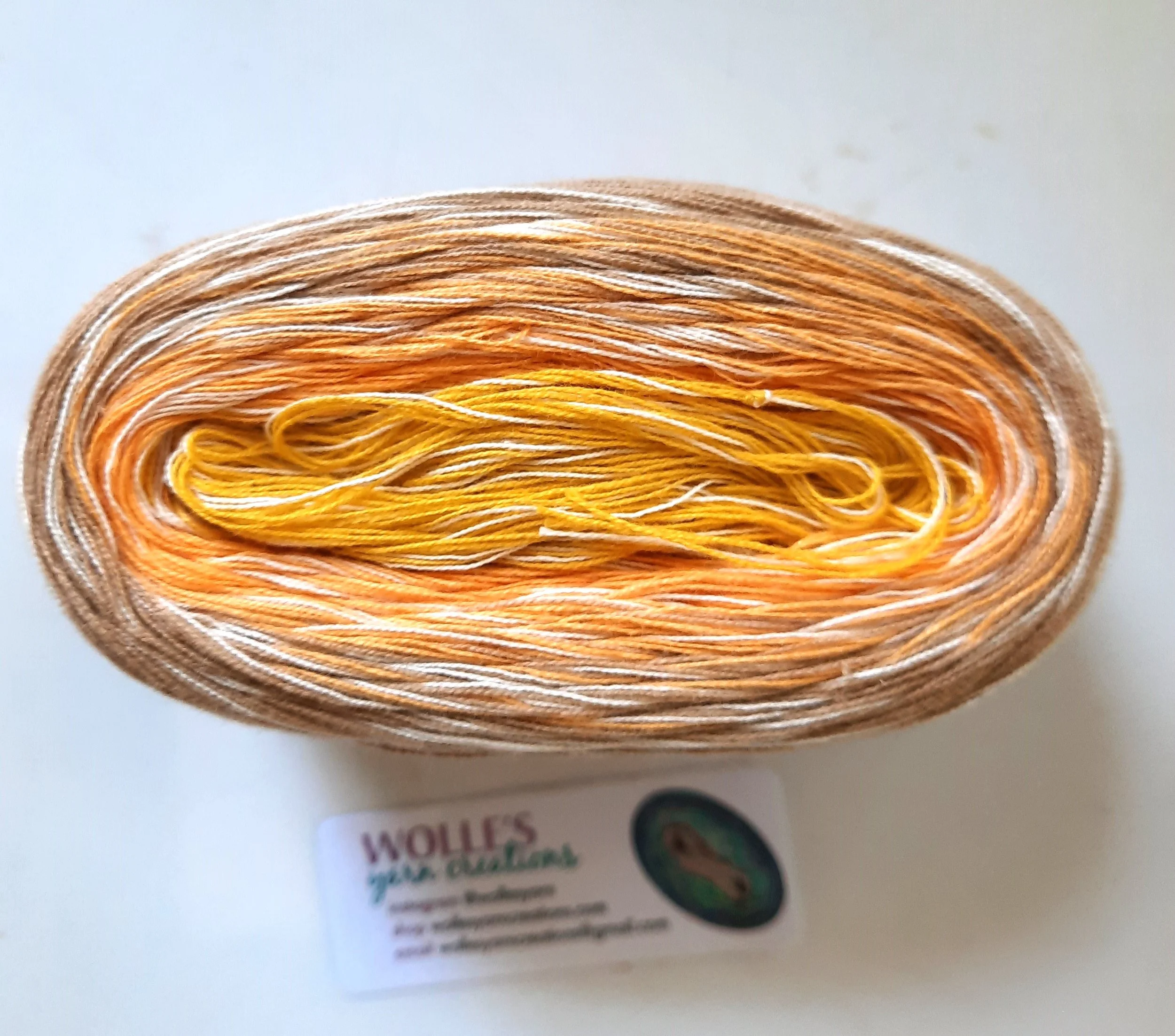 Kit: SUNNY MEDLEY + NATURAL | 2 x 50 gr | Cotton Yarn | Fingering ...