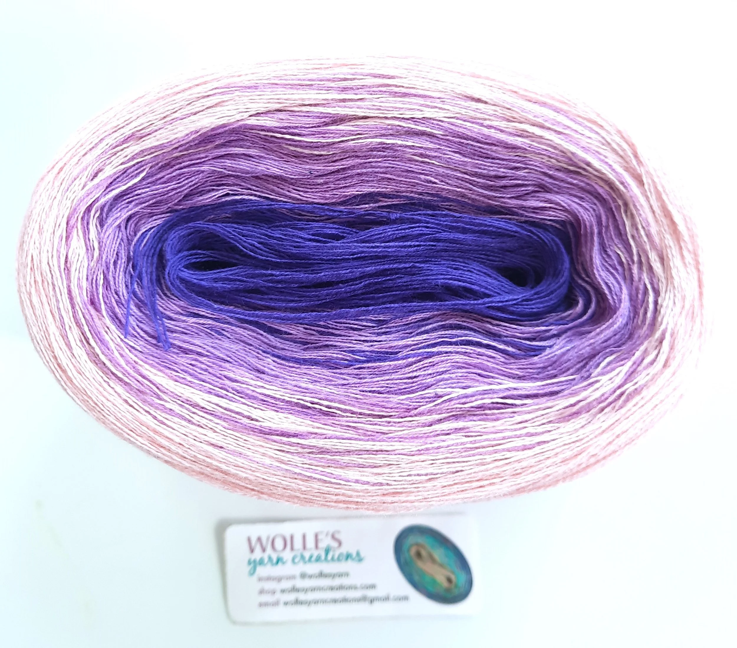 PRINCESS | Color Changing Cotton yarn | 480 yards/100 gr | Fingering ...