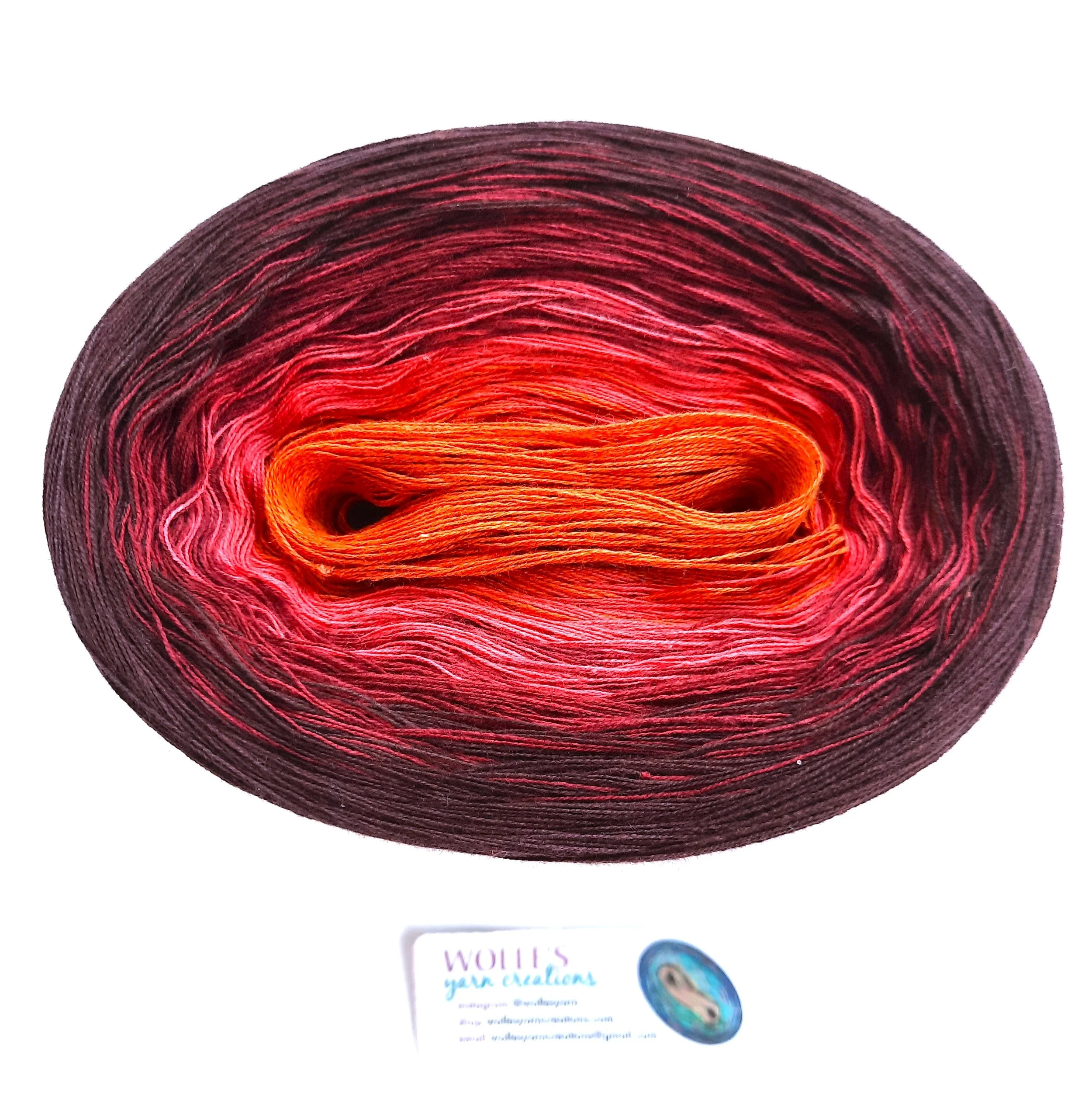 COLLEGIATE | 150 gr/720 yards | Color Changing Cotton yarn | Fingering ...