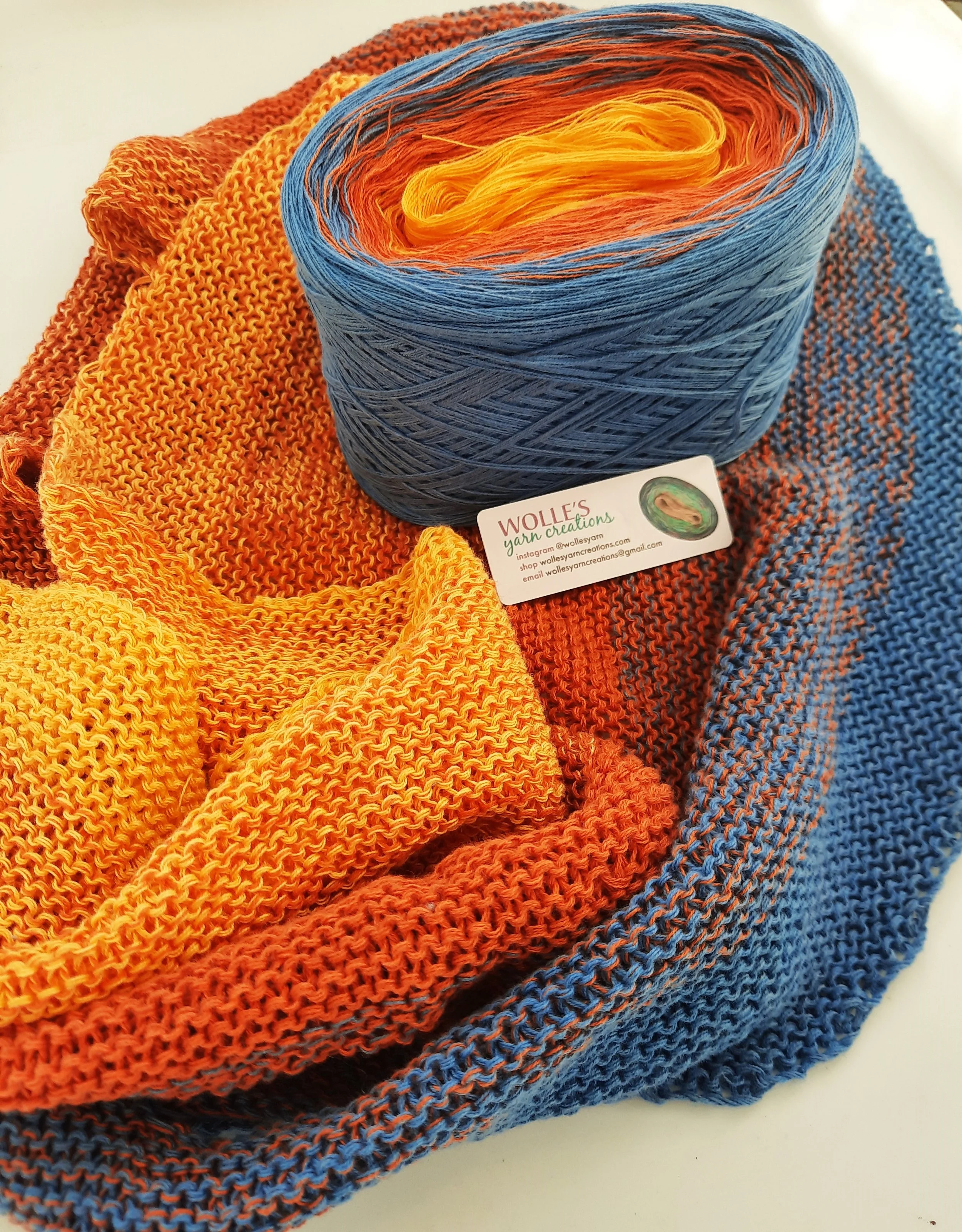 Zennia Scarf (free pattern) — Wolle's Yarn Creations