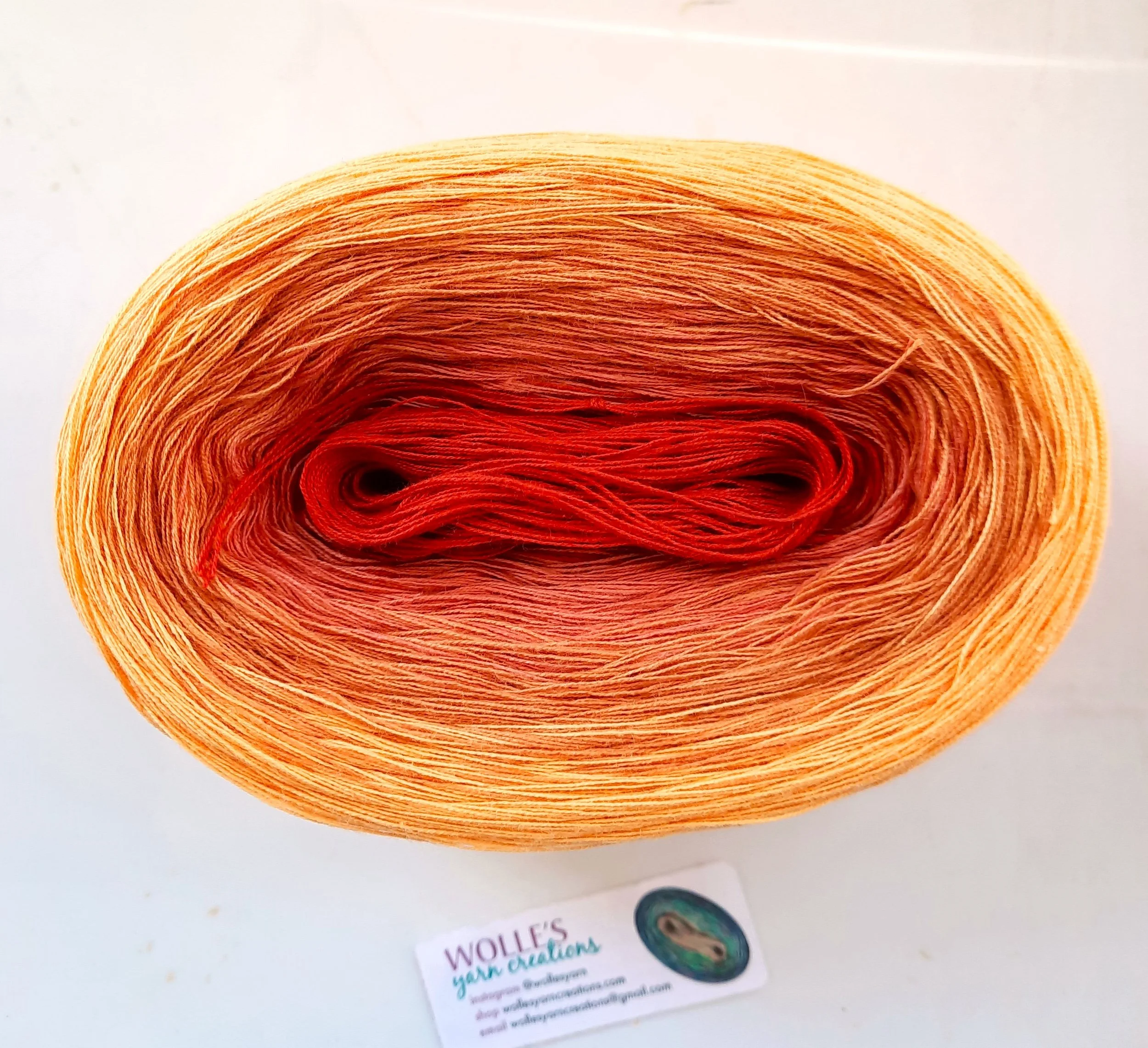 SUNSET, gradient yarn for knitting and crocheting — Wolle's Yarn Creations