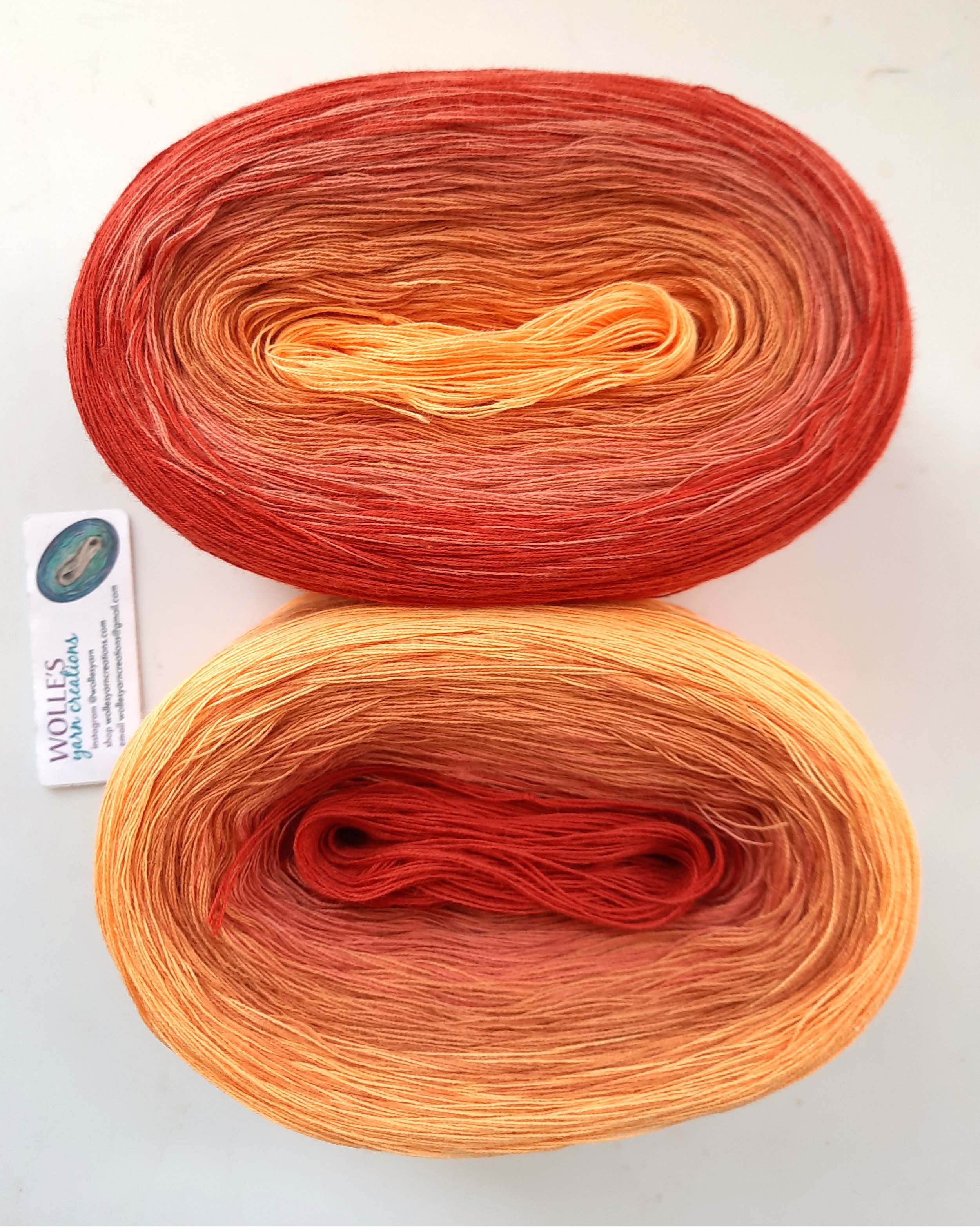 SUNSET, gradient yarn for knitting and crocheting — Wolle's Yarn Creations