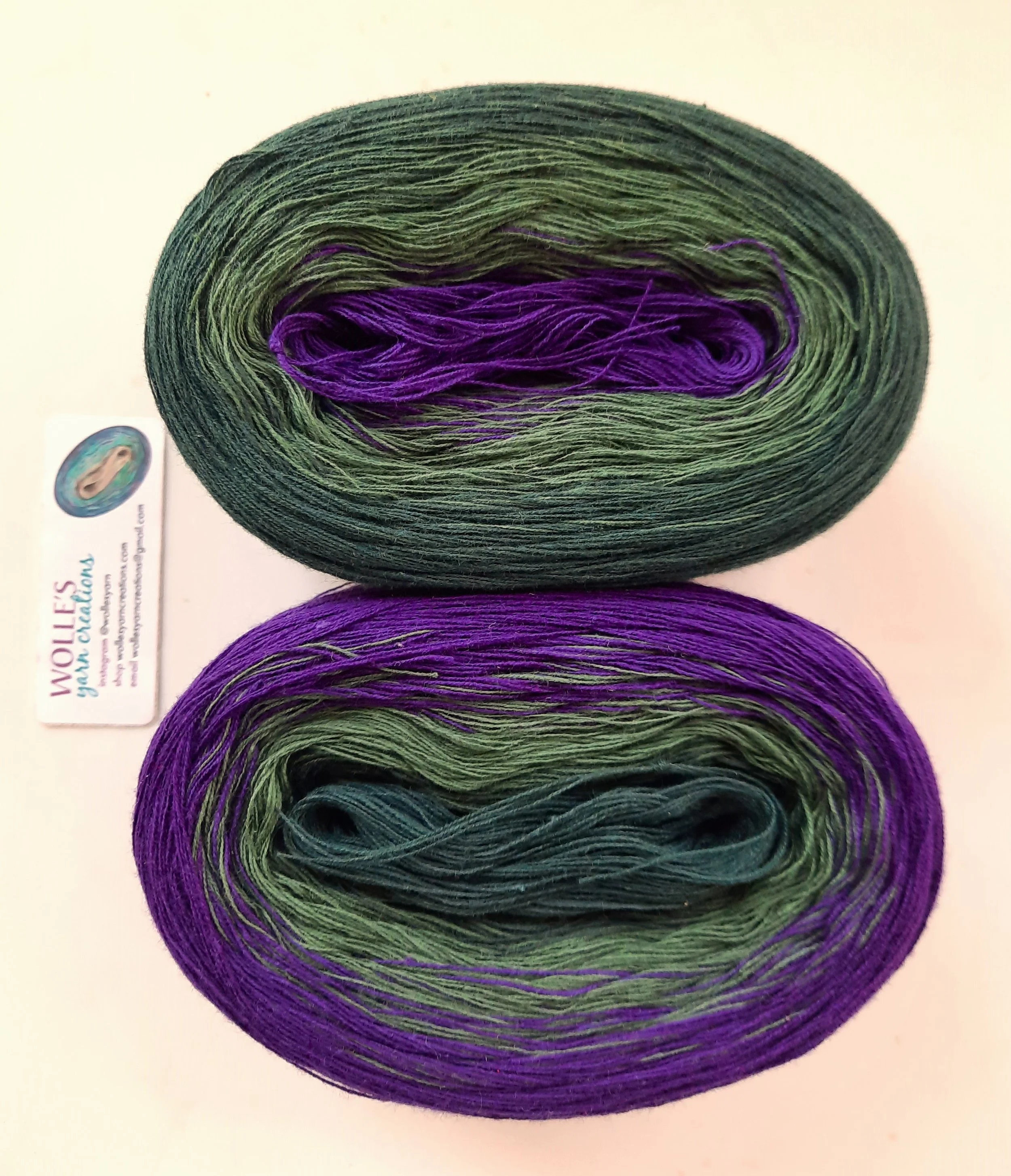 PRINCESS | Color Changing Cotton yarn | 480 yards/100 gr | Fingering ...