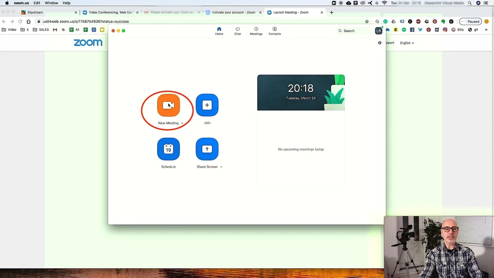 Quick start guide to setting up a Zoom video conference call ...