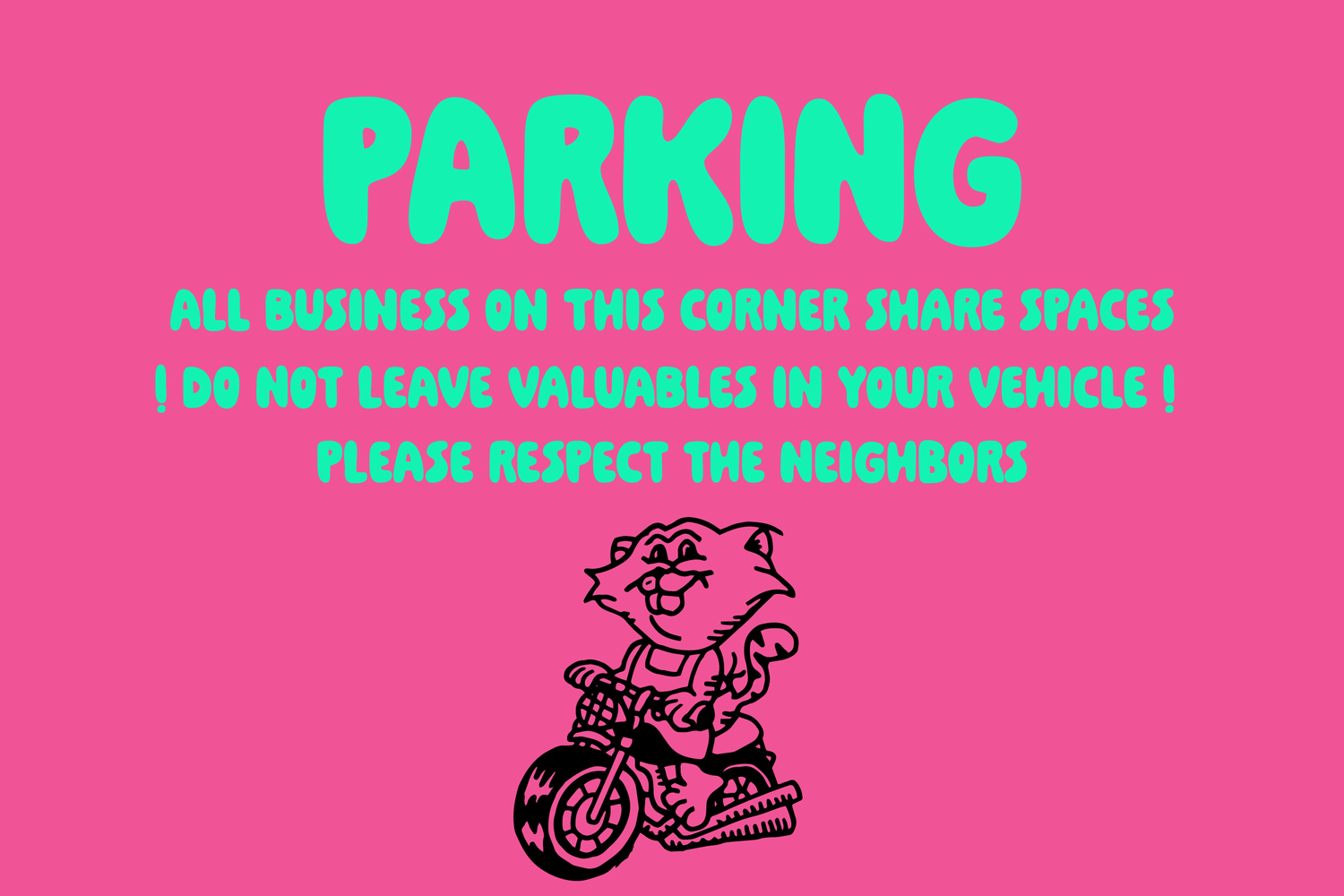 PARKING — GENE'S