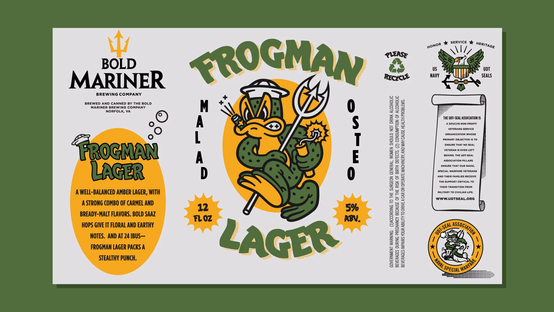Frogman Lager — My Portfolio