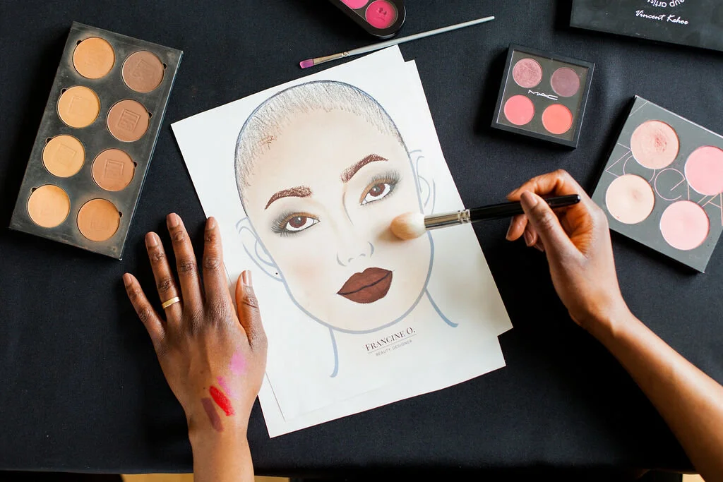 Wedding Makeup Face Chart | Saubhaya Makeup