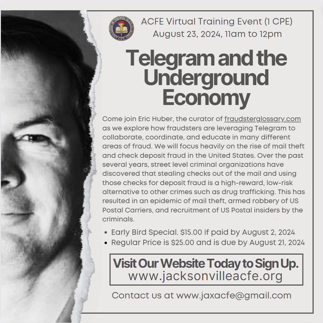 Jax ACFE Events — ACFE - Jacksonville Chapter