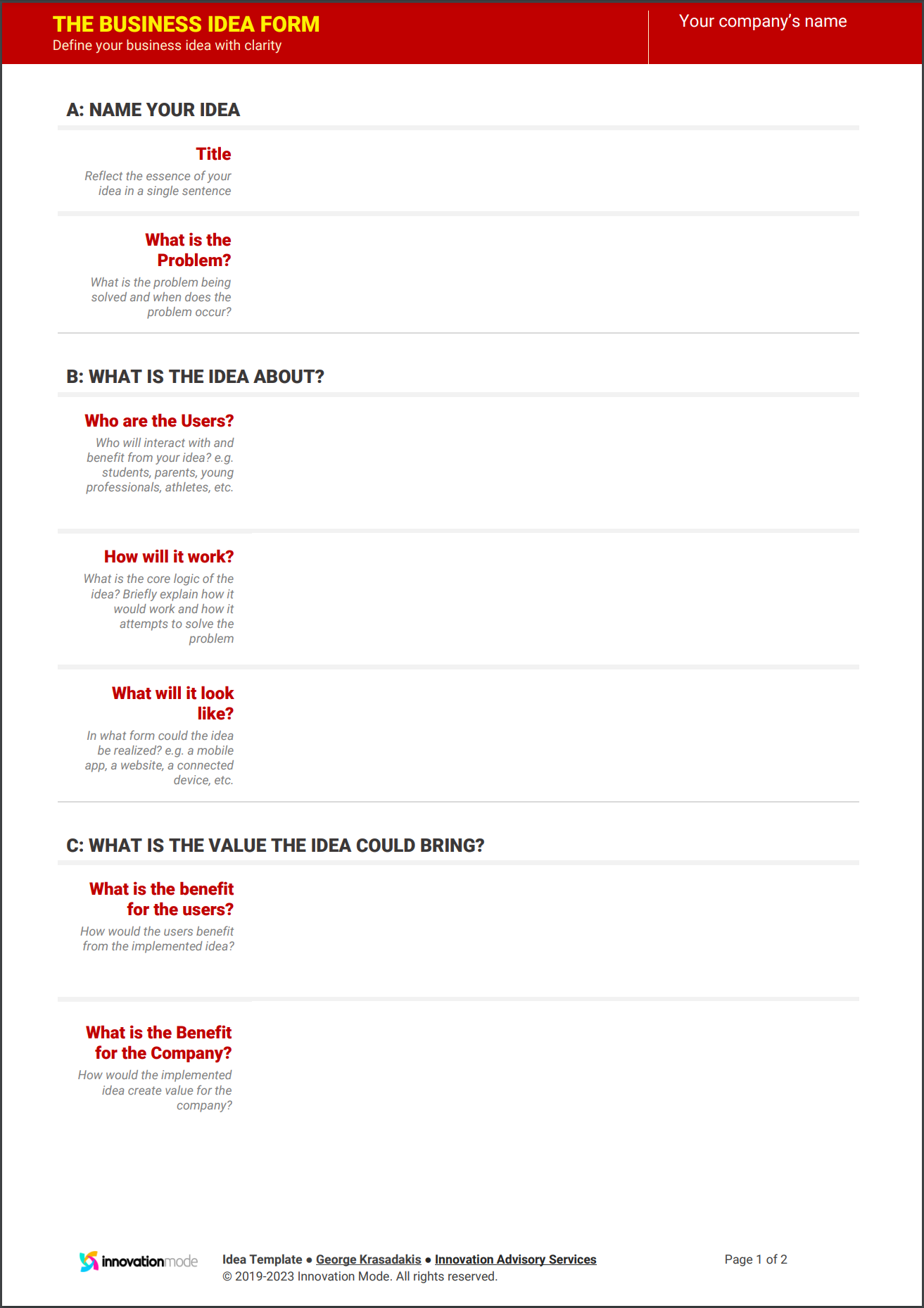 The innovation Toolkit 2.0 – empower your team | Innovation Mode
