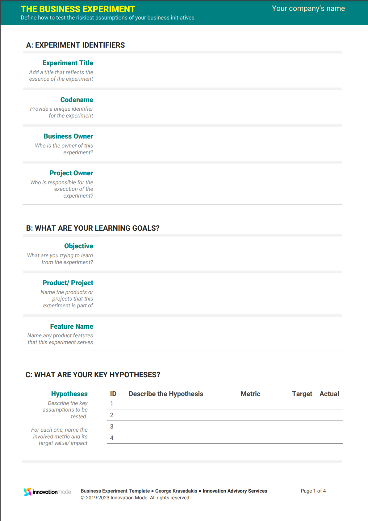 The innovation Toolkit 2.0 – empower your team | Innovation Mode