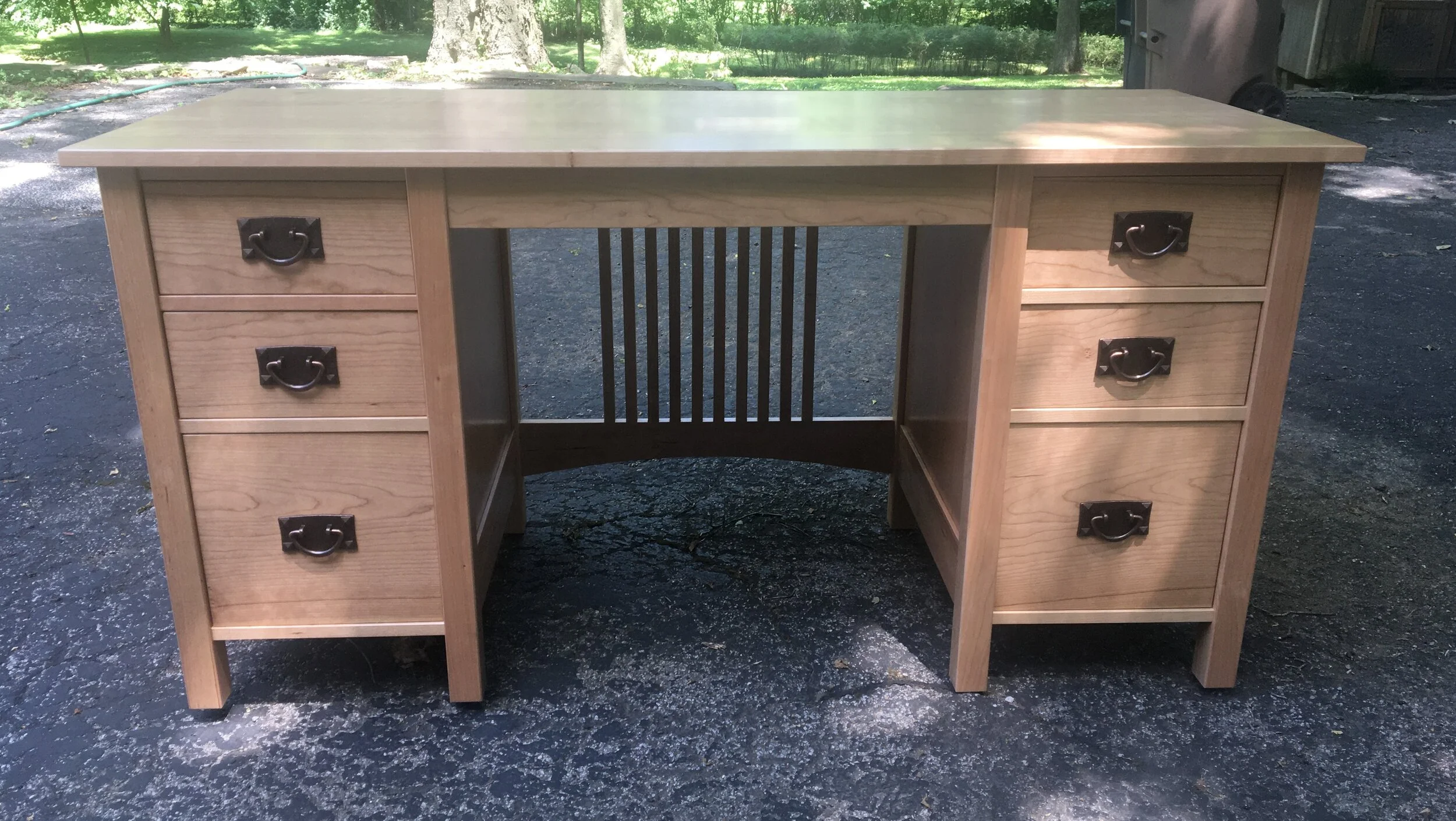 Stickley Inspired Desk — Ron Mullet Woodwork