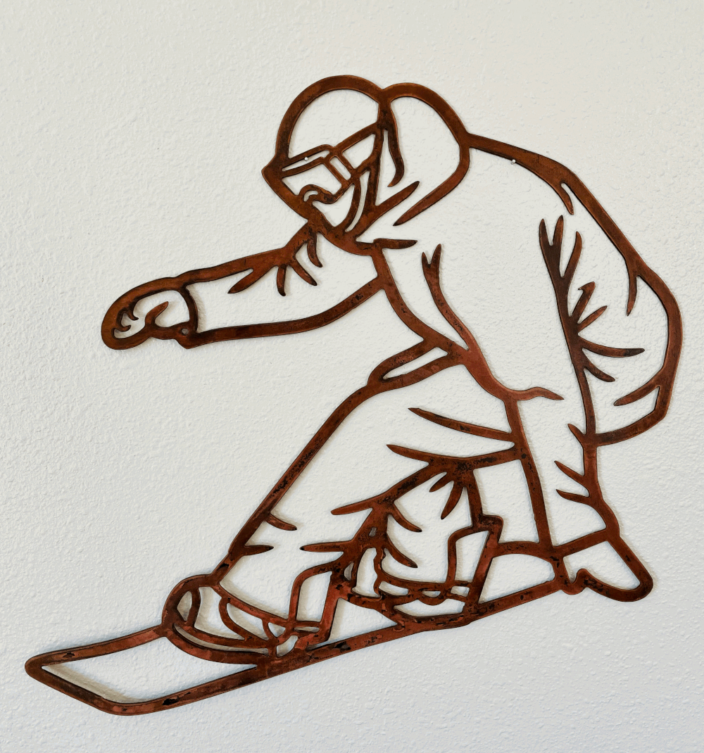 Simple Snowboard Drawing