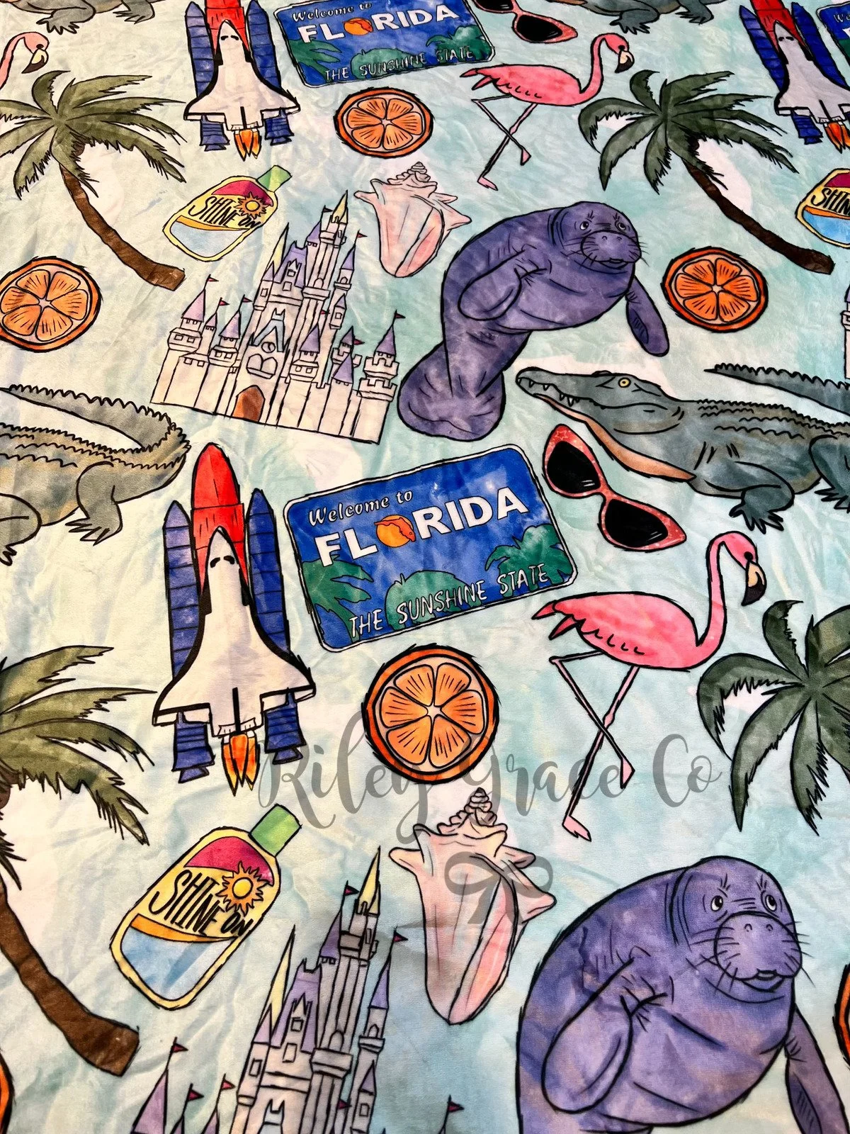 Exclusive Florida Blanket — Riley Grace Co