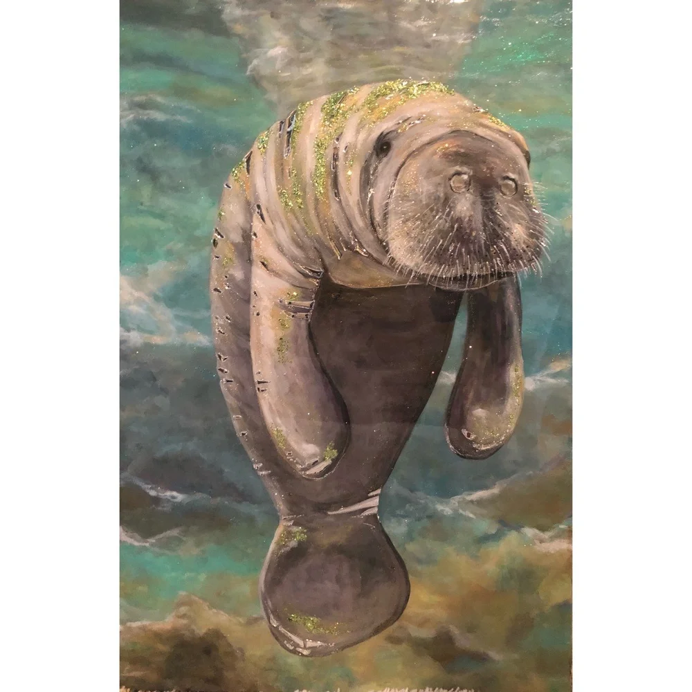Manatee Painting
