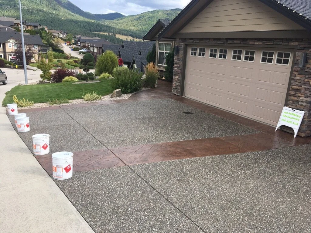 Exposed Aggregate Resealing