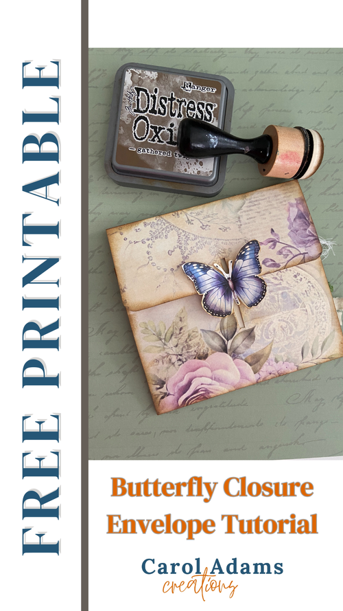 How to Make a Hidden Pocket Envelope with Butterfly Closure (Free ...