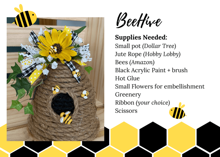 How to make a decorative beehive — Carol Adams
