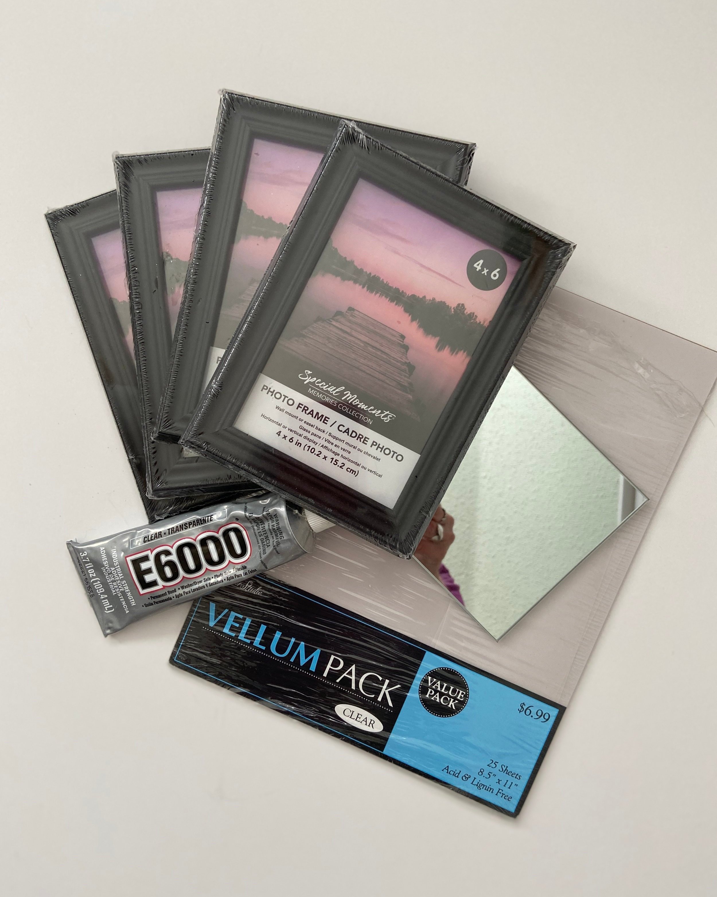 Dollar Tree Picture Frame Lanterns — Carol Adams