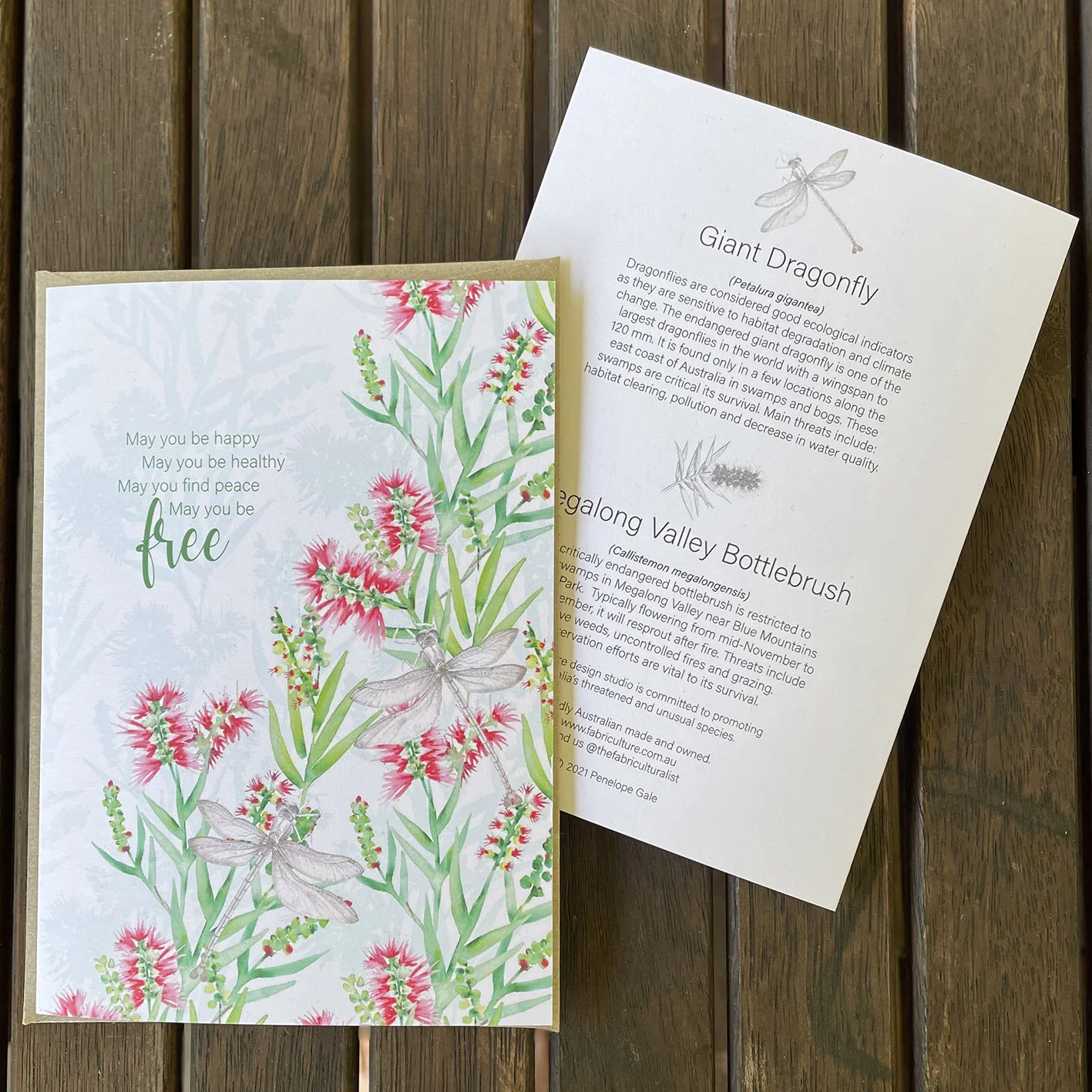 Australian Wildlife Greeting Card - Stick Insect — fabriculture