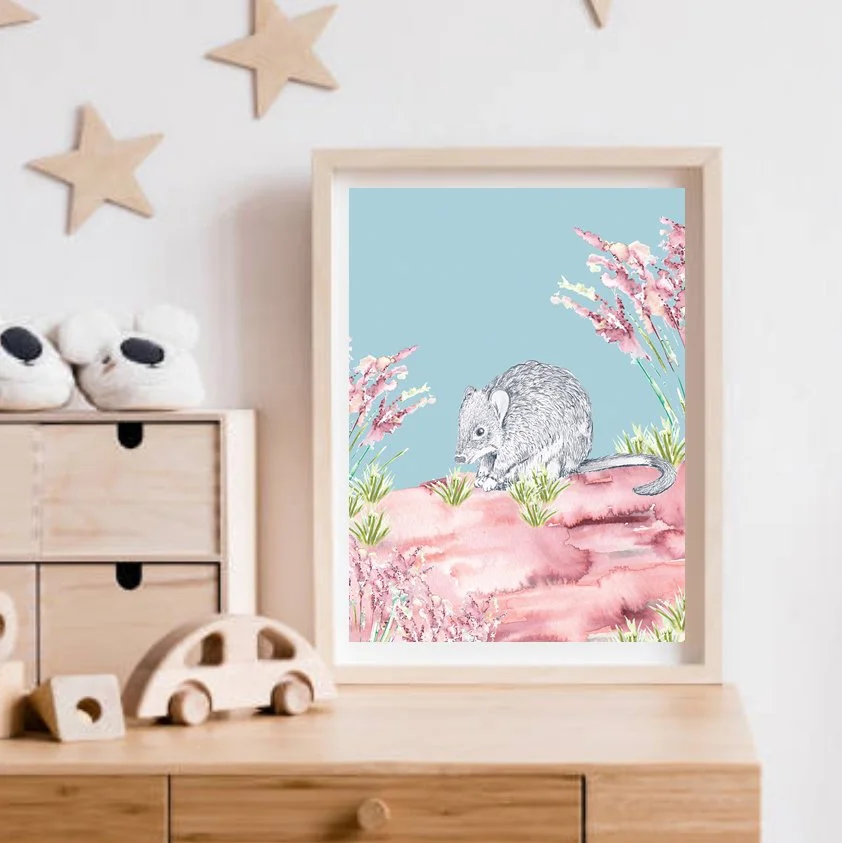 Australian Wildlife Print - Carnaby's Black Cockatoo by Fabriculture ...