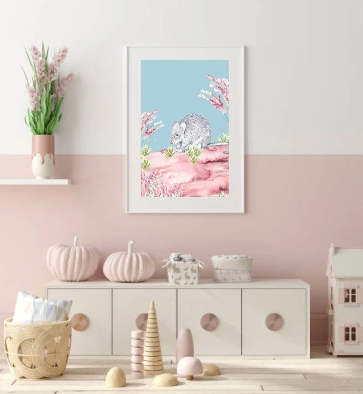 Australian Wildlife Print - Carnaby's Black Cockatoo by Fabriculture ...