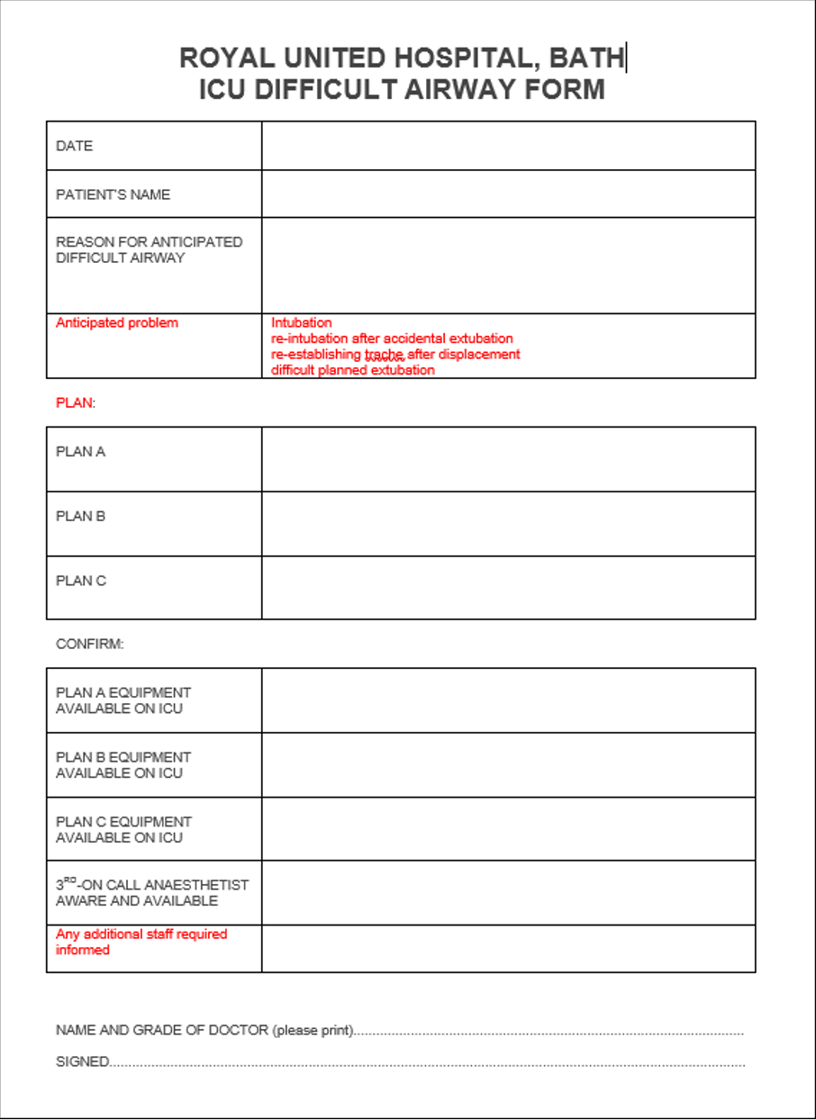 Airway management — ICM Anaesthesia COVID-19