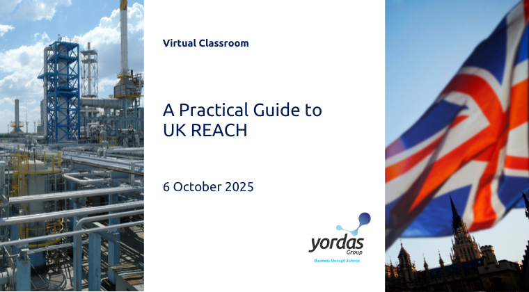A Practical Guide to UK REACH | Virtual Classroom, October 2025 ...